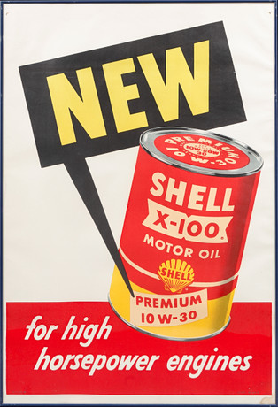 POSTER, Shell, Litho In USA. Art - Other - Auctionet