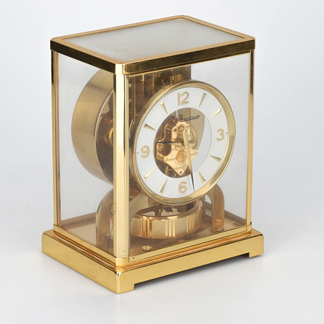 JAEGER LE COULTRE ATMOS, Table clock, wound up with temperature ...