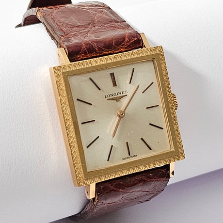 LONGINES. MEN'S WRISTWATCH IN 18 KT YELLOW GOLD. Clocks & Watches ...