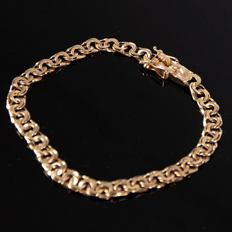 BRACELET BISMARCK. 18K, gold, G Dahlgren, Malmö. 7.89g. Jewellery & Gemstones - Bracelets ...