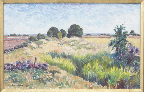 NILS EKLUND. OIL on Board, Landscape, signed, 1900s. Art - Paintings - Auctionet