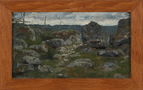 OLOF HERMELIN. Attributed to. Stone study. Art - Paintings - Auctionet