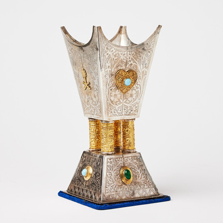 CENSER, "Mabkhara", Saudi Arabia silver with gilded details. Silver ...