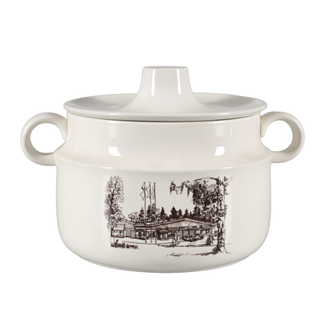 CLAES FOLCKER/ STIG LINDBERG, porslin, karott med lock, Gustavsberg ...