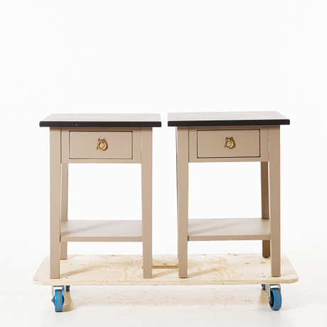 BED TABLE, a pair, second half of the 20th century. Furniture - Tables ...