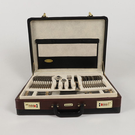 BESTICKUPPSÄTTNING, 71 delar, rostfritt stål, Breitenbach, Solingen ...