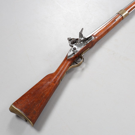 FLINT LOCK RIFLE, 1815 change model. Weapons & Militaria - Guns ...
