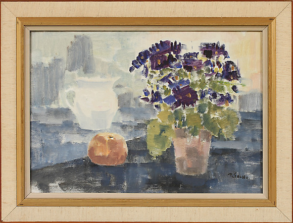 RAGNAR FALK. Still life, oil on canvas, signed. Art - Paintings - Auctionet