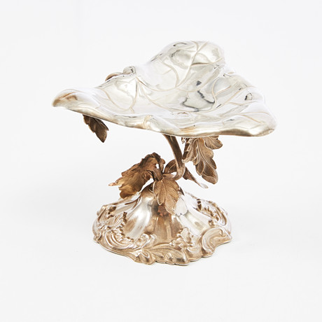 GUSTAF MÖLLENBORG. Saltkar silver, Gustaf Möllenborg, Feron, 1855 ...