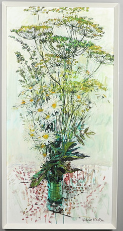 NICHOLAS BRISTOW (CONTEMPORARY). A VASE OF WILD FLOWERS. Art ...
