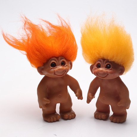 FIGURER, 2 st, troll, Thomas Dam, Danmark. Leksaker - Leksaker - Auctionet