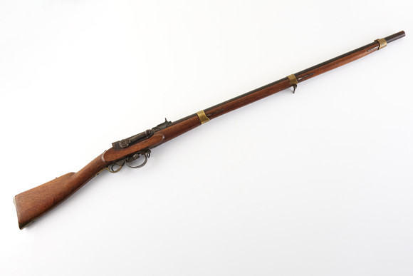 CHAMBER LOADING RIFLE, Norwegian, m/1849/55 , A. Francotte, Liége ...
