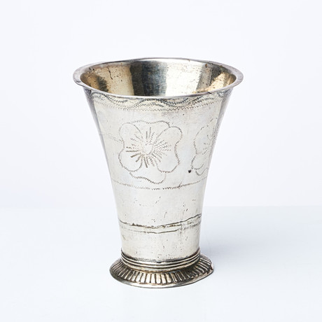 CUP, silver, 18th century. stamped HS. Silver & Metals - Silver - Auctionet
