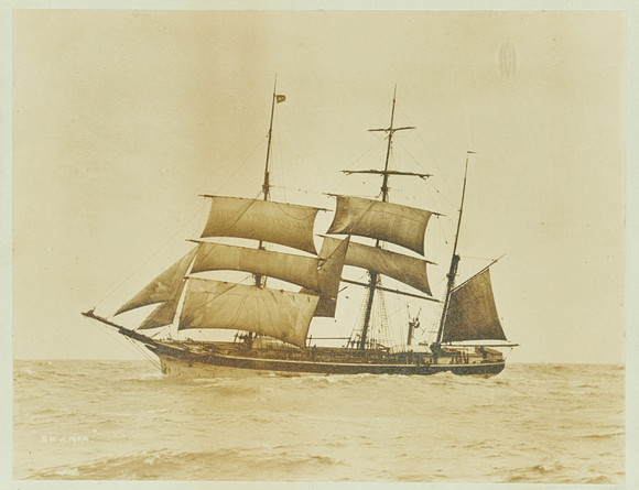 SKEPPSPORTRÄTT, fotografi. Segelfartyget "Skania". Robert Gledstone ...