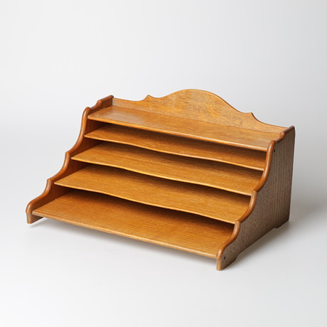 LETTER STAND, oak, first half of the 20th century. Furniture - Other ...