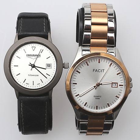 Wristwatch, 2 pcs, Endurance, Facit. Clocks & Watches - Wristwatches ...