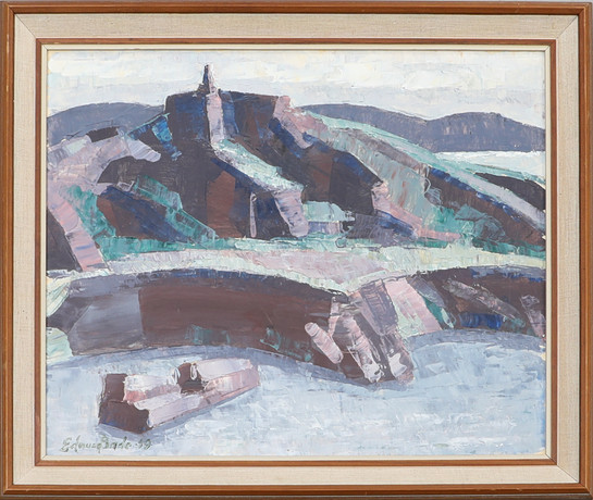 EDMUND BADE. oil on canvas, signed and dated -59. Art - Paintings ...