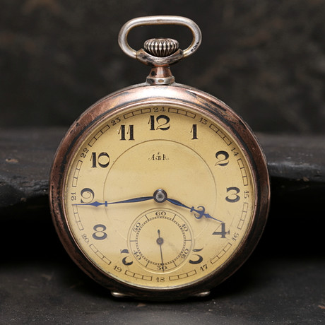 POCKET WATCH, Aster, outer and inner case in silver, early 20th century ...