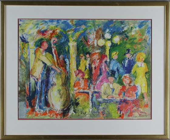 KARL HÖGLUND. Litografi, 71/290, krogscen, signerad. Konst - Grafik ...