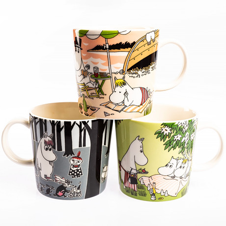MUMINMUGGAR, 3 st, Arabia. Keramik & Porslin - Europeiskt - Auctionet