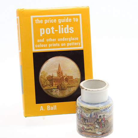 A RARE STAFFORDSHIRE PRATT WARE THE BATTLE OF THE ALMA POT. Ceramics ...