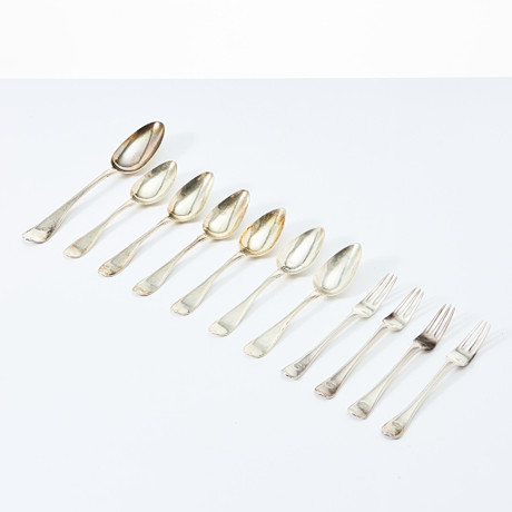 BESTICK, silver, gafflar, 4 st., av Jonas Thomasson Ronander Stockholm ...