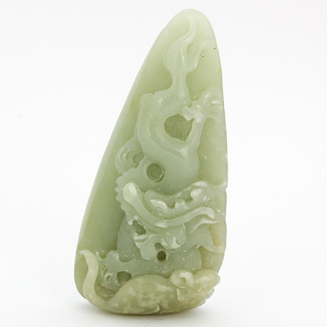 CHINESE JADE PEBBLE CARVING. Asiatica - Auctionet