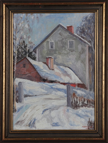 ARVID HERBERT. oil on canvas, signed. Art - Paintings - Auctionet