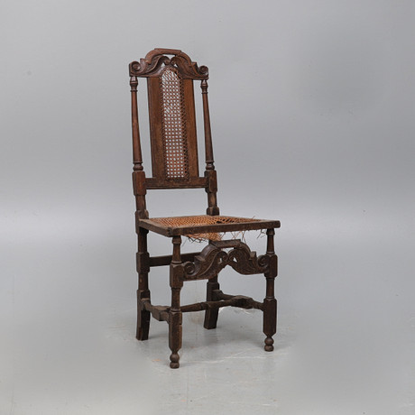 WILLIAM OCH MARY STIL, SIDOSTOL, MED PERIODELEMENT. Möbler - Fåtöljer ...