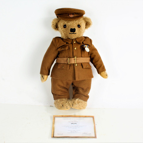 MERRYTHOUGHT 'THE SOLDIER' TEDDY BEAR, WITH CERTIFICATE. Toys - Toys ...