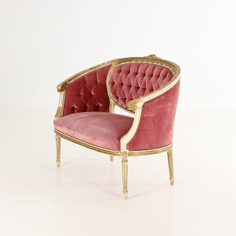 SOFA, Louis Seize style, 118 cm lang, første halvdel af det 20 ...