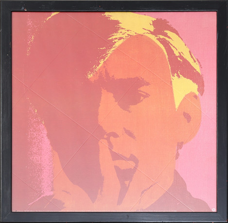 AFTER ANDY WARHOL. Silkscreen, "Self-Portrait", 1993, published by ...
