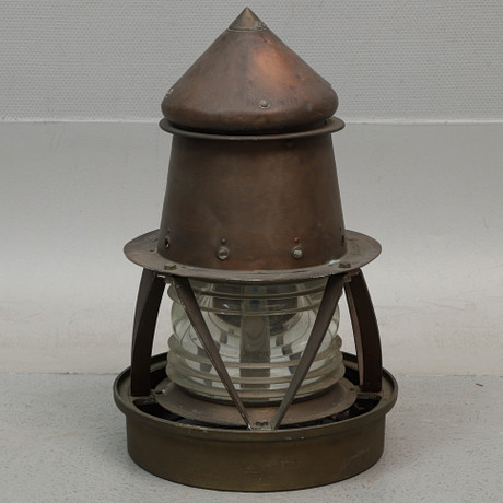 AGA-FYR, electrified, copper & glass, early 20th century. Miscellaneous ...