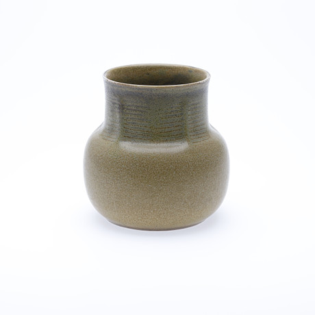 GERD BØGELUND. VASE, Stoneware, Royal Copenhagen, Solfatara Glaze ...