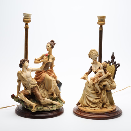 TABLE LAMPS, a pair of artificial pulp. Lighting & Lamps - Table Lamps ...