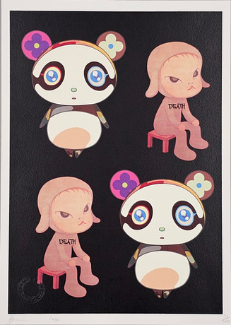 DEATH NYC. NO TITLE. LITHOGRAPHY ON PAPER. SIGNED AND DATED IN PENCIL ...