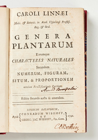 LINNAEUS GENERA PLANTARUM 1743 SECOND EDITION. Books, Maps ...