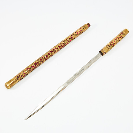 DOLK, 1900-talets början, möjligen Osmanska riket, grepp och balja i ...