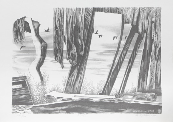 BO NILSSON JOHNER. LITO, signerad, 2000. Konst - Grafik - Auctionet