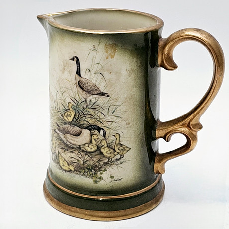 STOR ENGELSK KANDE I PORCELEN. JAMES B. BEAM. ÅR 60. Keramik & porcelæn ...