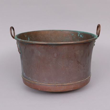 BALJA i koppar. Silver & Metall - Tenn, Mässing & Koppar - Auctionet