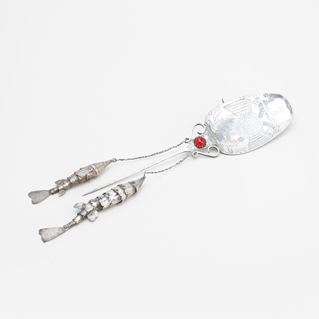 TUPO/TUPU, silver plated, Peru, turn of the century 19th/20th century ...