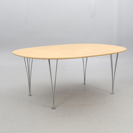 BRUNO MATHSSON / PIET HEIN, table, "Superellipse", Bruno Mathsson ...
