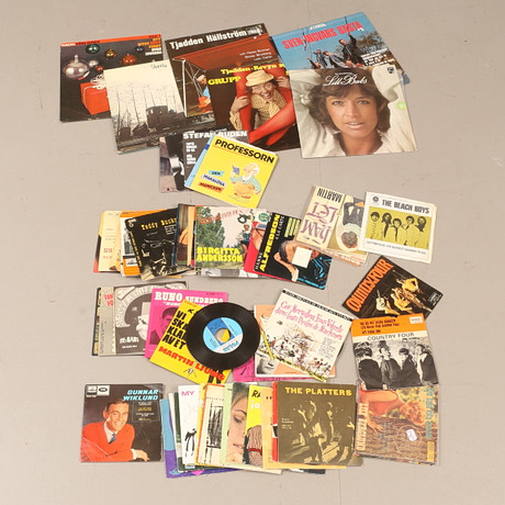 EP/LP-SKIVOR, cirka 60 stycken. Övrigt - Övrigt - Auctionet