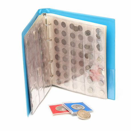 SILVERMYNT, Sverige 1800-1900-tal. Totalt ca 600 gram. Mynt, Medaljer ...