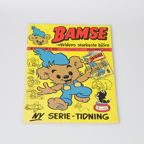 BAMSE, serietidning, nr 1, 1973. Leksaker - Serietidningar - Auctionet