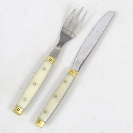 DESSERT CUTLERY, 18 pieces, Melron, France. Miscellaneous ...