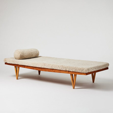 BENGT RUDA. "Paus", dagbädd, IKEA, modellen lanserad 1958, teak och ...
