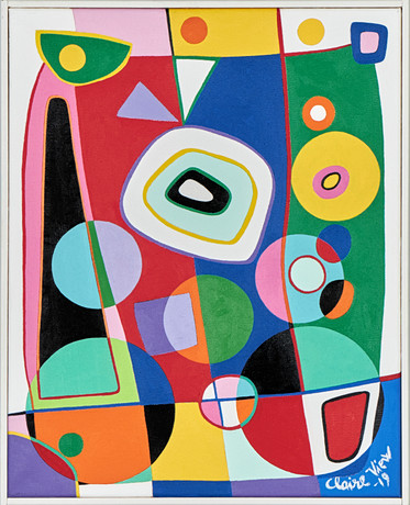 CLAIRE VIEW (BORN 1957). "Light inside", signed and dated Clarie View ...