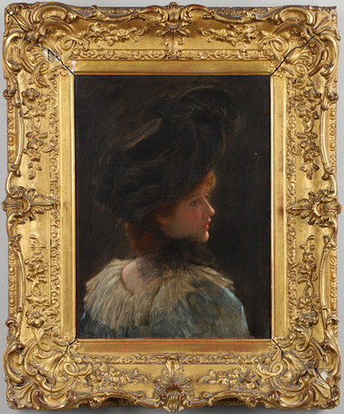 FRANK MARKHAM SKIPWORTH (1854-1929). EN AVSLAPPNAD BLICK. Konst ...